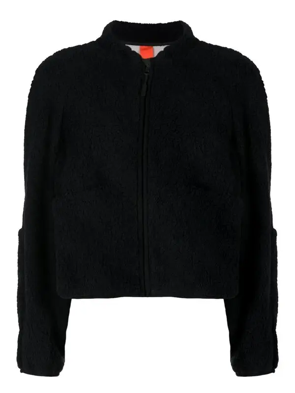 OSKLEN Zip-up Fleece Jacket - Black