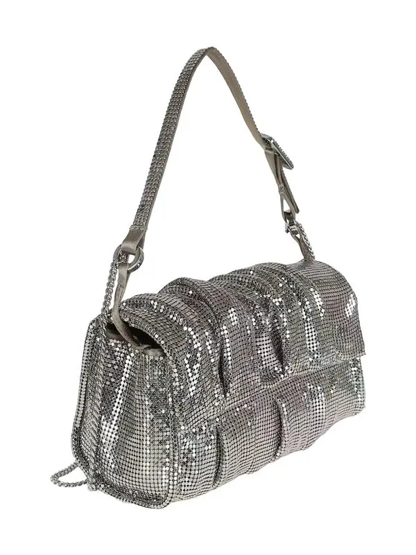Benedetta Bruzziches Iris Mercury Chainmail Shoulder Bag - Silver
