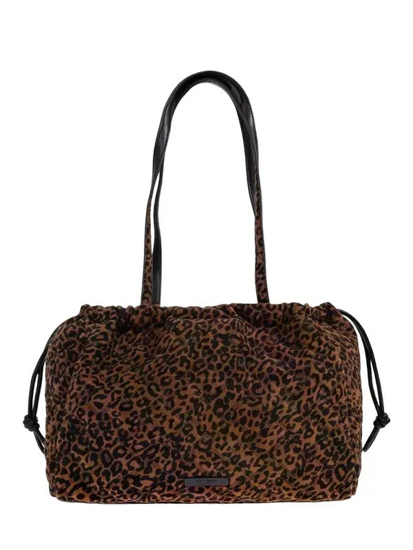 Kurt Geiger Leopard-print Quilted Tote Bag - Brown