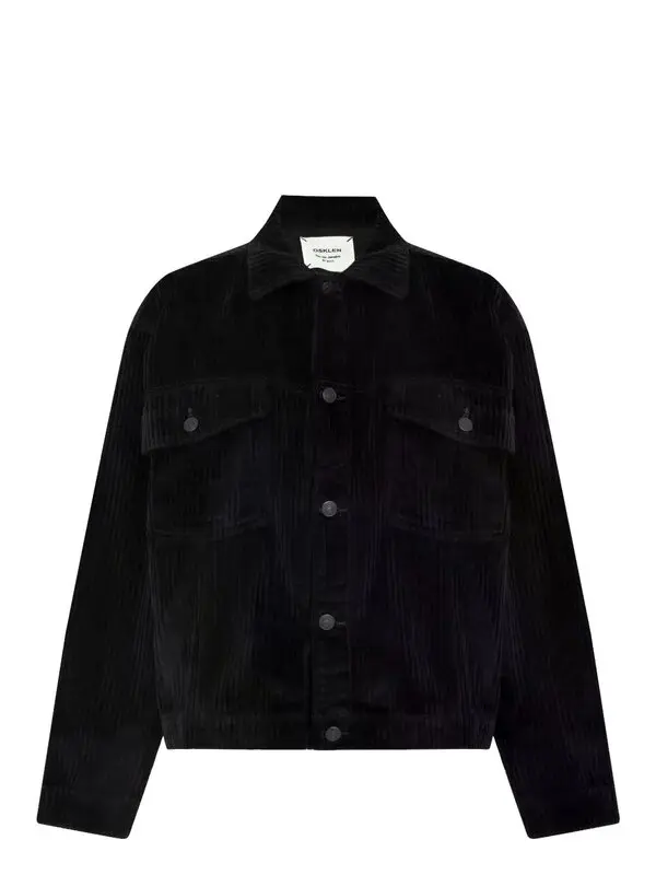 OSKLEN Velvet Shirt Jacket - Black