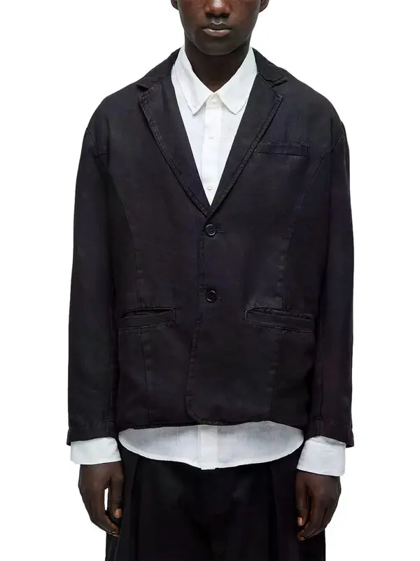 OSKLEN New Classic Linen Blazer - Black