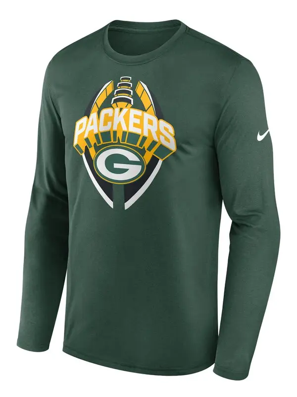 Nike Bay Packers Legend Icon Dri-fit Nfl Long-sleeve T-shirt - Green
