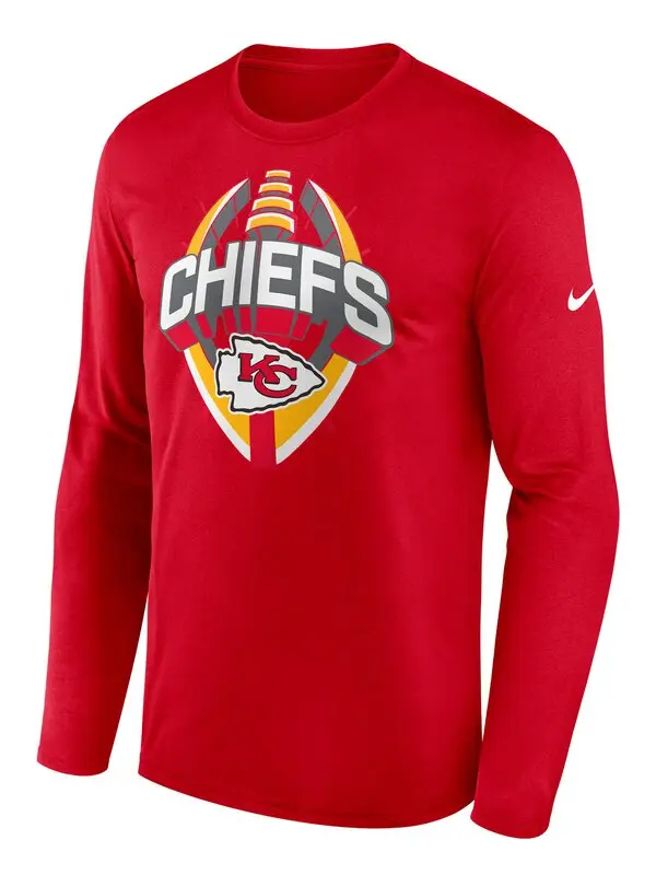 Nike Kansas City Chiefs Legend Icon Dri-fit Nfl Long-sleeve T-shirt - Red