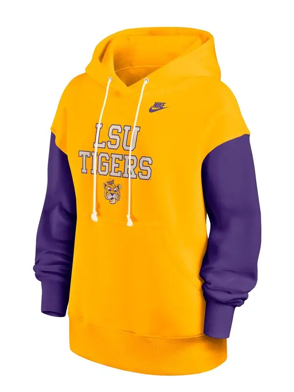 Nike Lsu Legacy Phoenix College Pullover Hoodie - Yellow