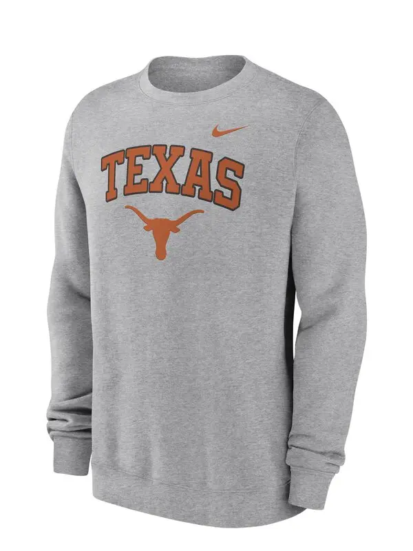 Nike Texas Arch College Pullover Crew - Grey