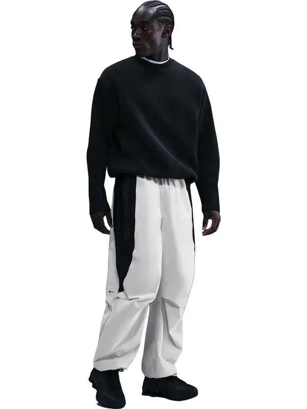 Nike Tech Dri-fit Woven Color-block Oversized Pants - Grey
