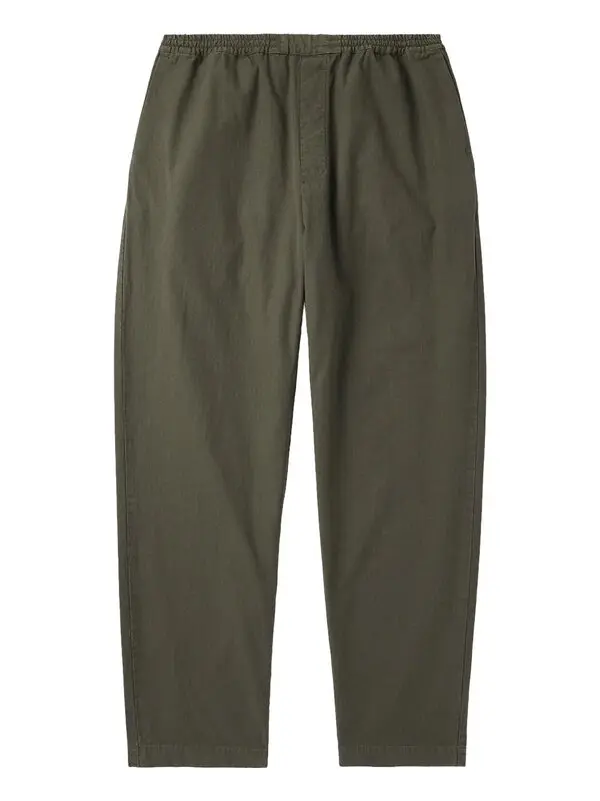 A KIND OF GUISE Banasa Straight-leg Cotton-ripstop Trousers - Green