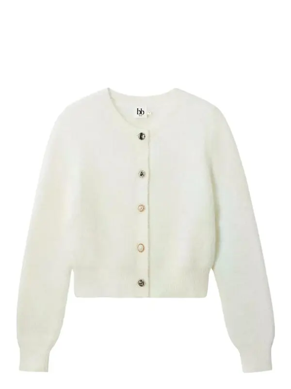 B+AB Pearl-embellished Cardigan - White