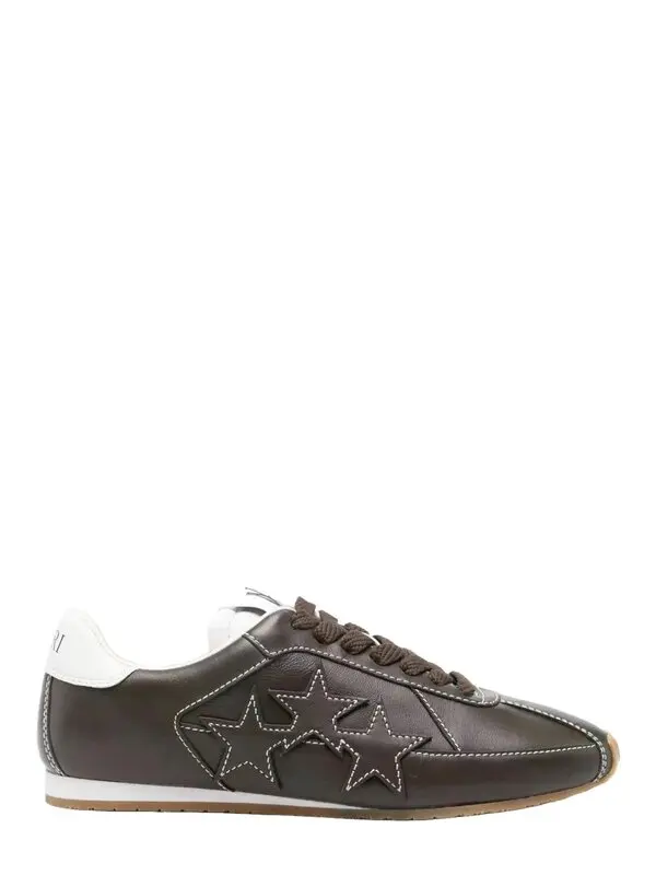 Amiri Pacific Flat Leather Sneakers - Brown