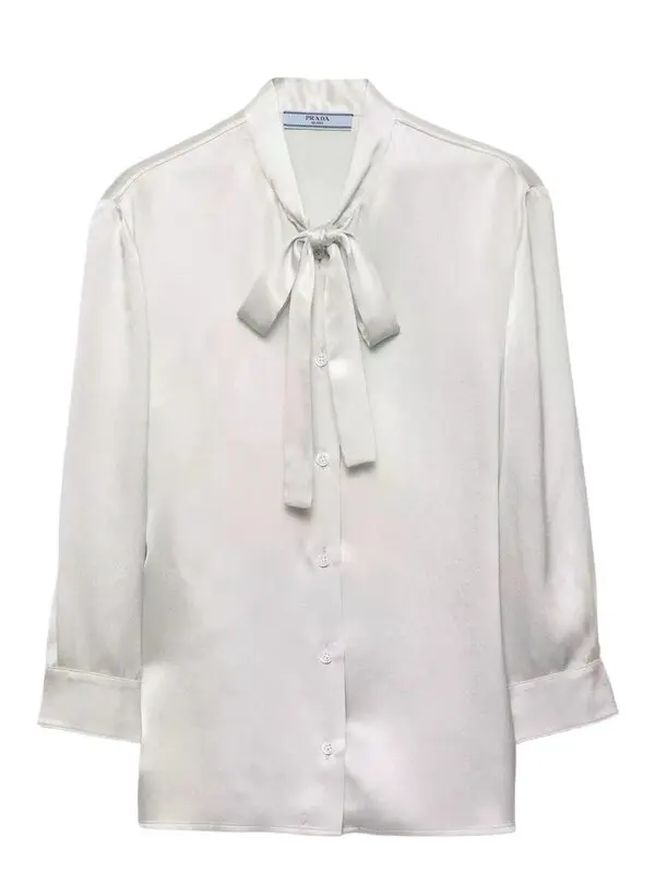 Prada Silk Shirt - Neutrals