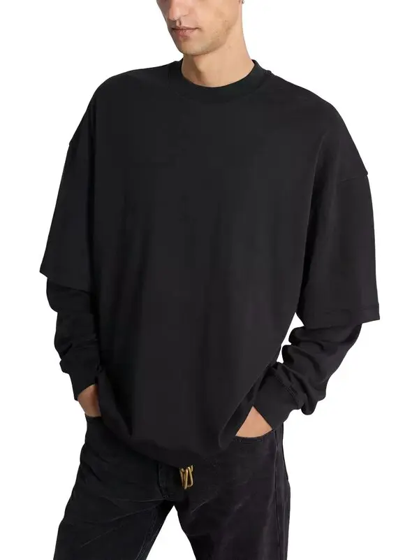 DARKPARK Troy Layered Long-sleeve T-shirt - Black
