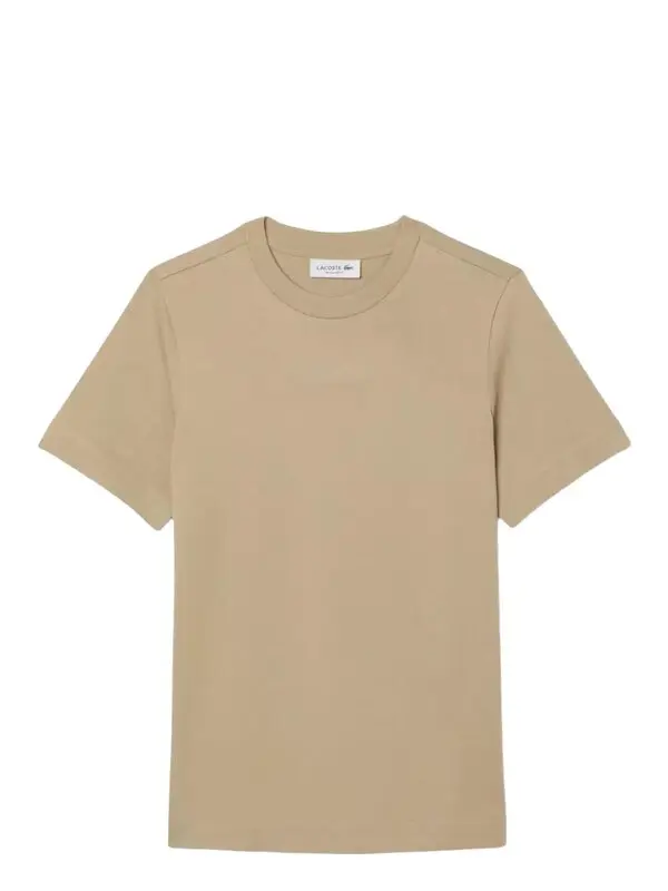 Lacoste Embroidered Crocodile T-shirt - Neutrals