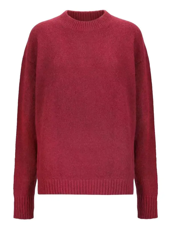 LANEUS Crew-neck Jumper - Red