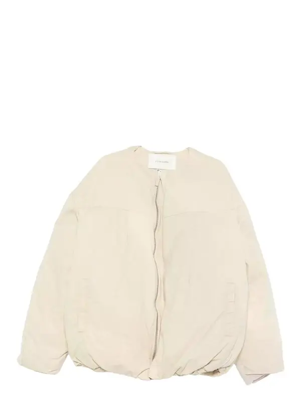 ENTIRE STUDIOS Puffer Zip-front Jacket - Neutrals