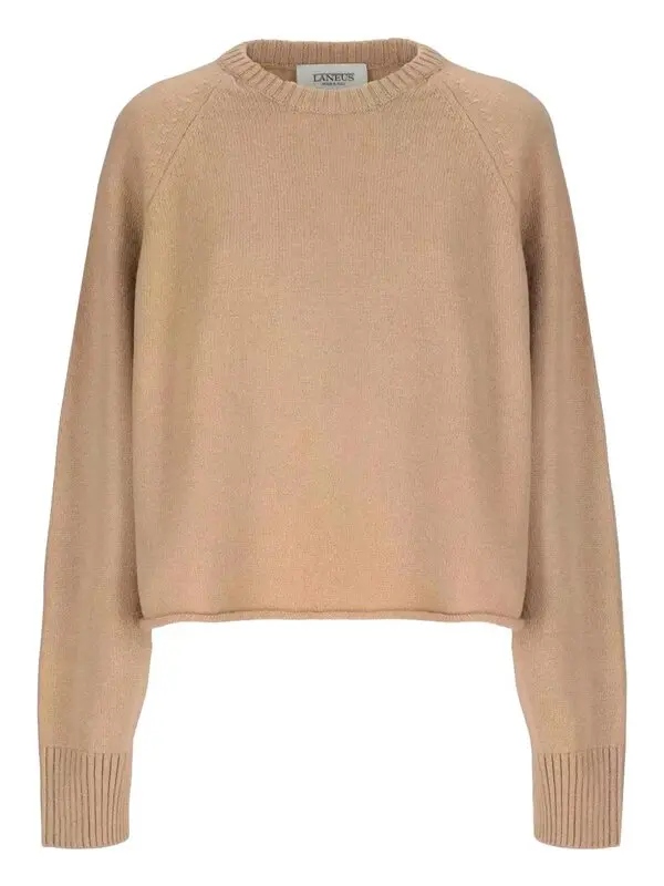 LANEUS Raglan-sleeves Sweater - Neutrals
