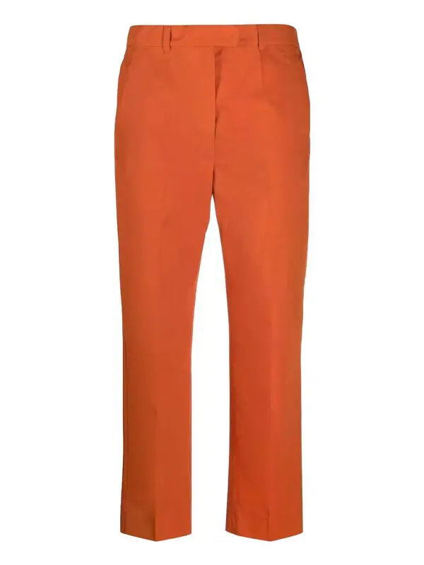 Max Mara Cropped Tailored Trousers - Orange