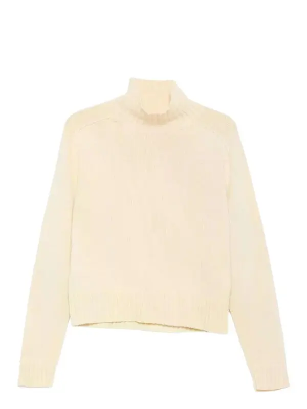Eric Bompard High-neck Cashmere Pullover - Yellow