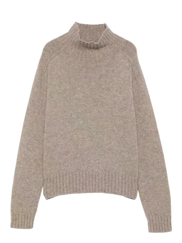 Eric Bompard Turtleneck Cashmere Sweater - Brown