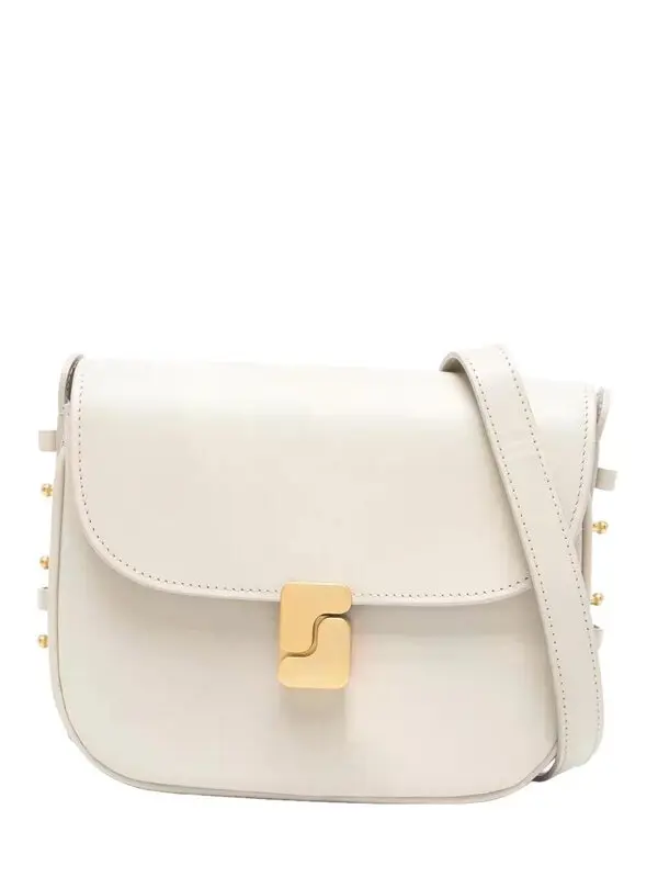 Soeur Mini Bellissima Studded Shoulder Bag - Neutrals