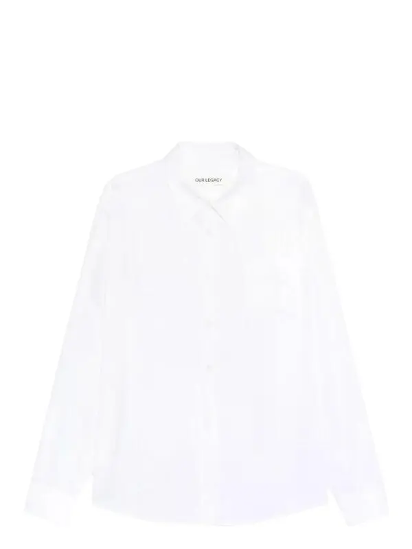 Our Legacy Long-sleeve Button Shirt - White