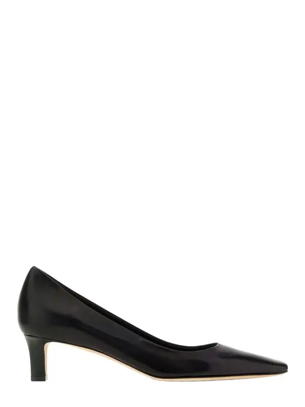 THE ROW 45mm Carla Leather Pumps - Black