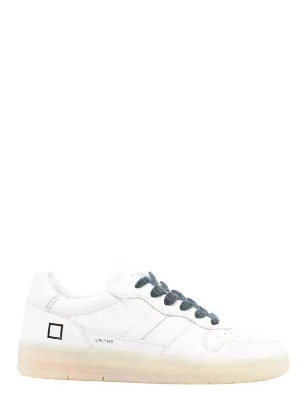 D.a.t.e. Leather Low-top Sneakers With Logo Detailing - White