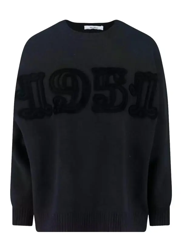 Max Mara 1951 Logo Sweater - Black