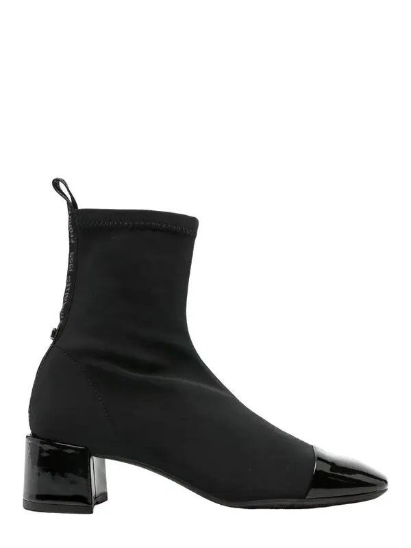 PEDRO MIRALLES Cap-toe Sock Boots - Black