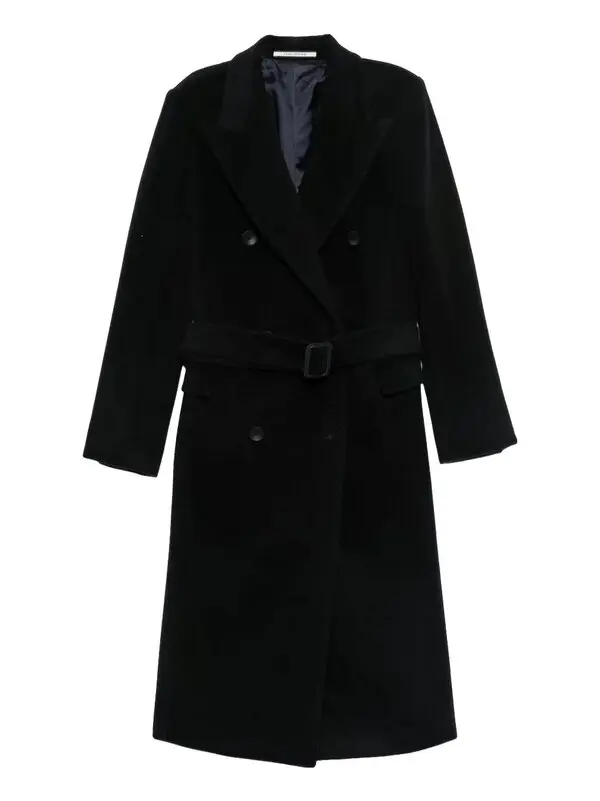 Tagliatore Double-breasted Coat - Black