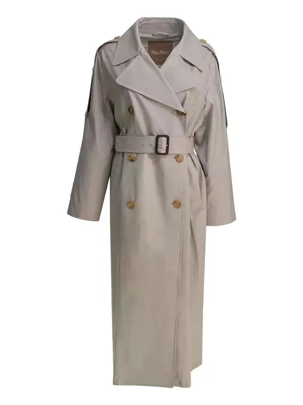 Max Mara Belted Double-breasted Trench Coat - Neutrals