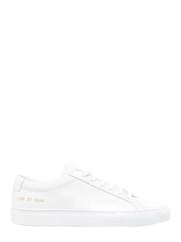 COMMON PROJECTS Leather Lace-up Sneakers - White