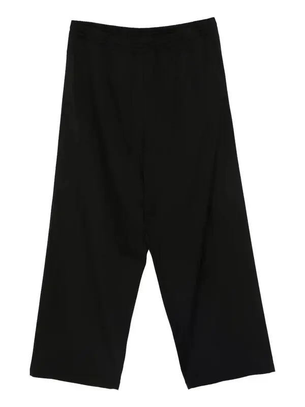 Balenciaga Elastic-waist Trousers - Black