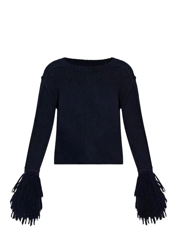 Etro Fringe-detailing Top - Blue
