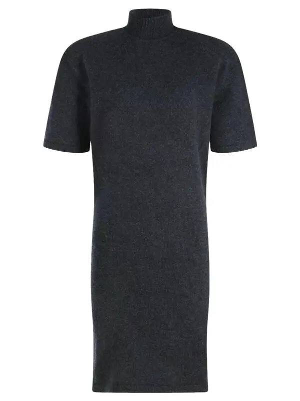 Jacquemus Short Sleeve Turtleneck Dress - Grey