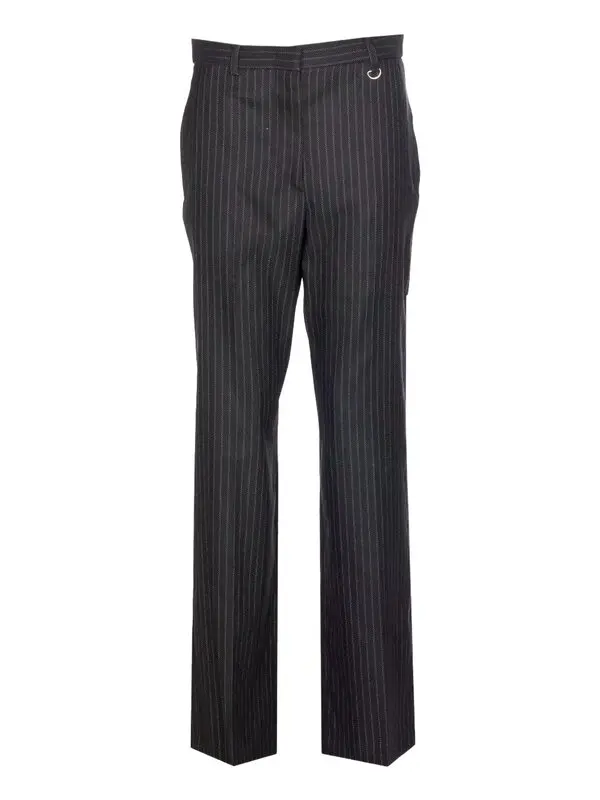 Isabel Marant Pinstripe Trousers - Black