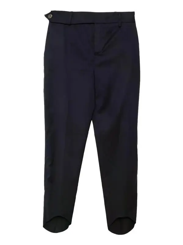 SONIA CARRASCO Asymmetric Tapered Trousers - Blue