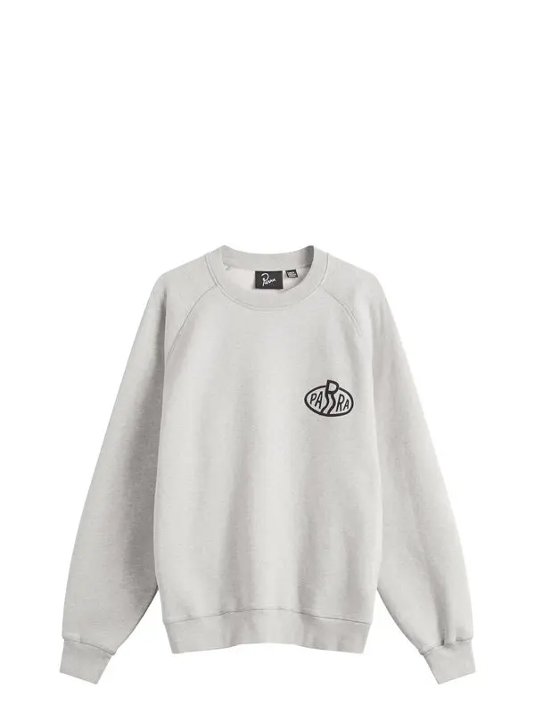 PARRA Legs Logo Crew Sweatshirt - Heather Grey