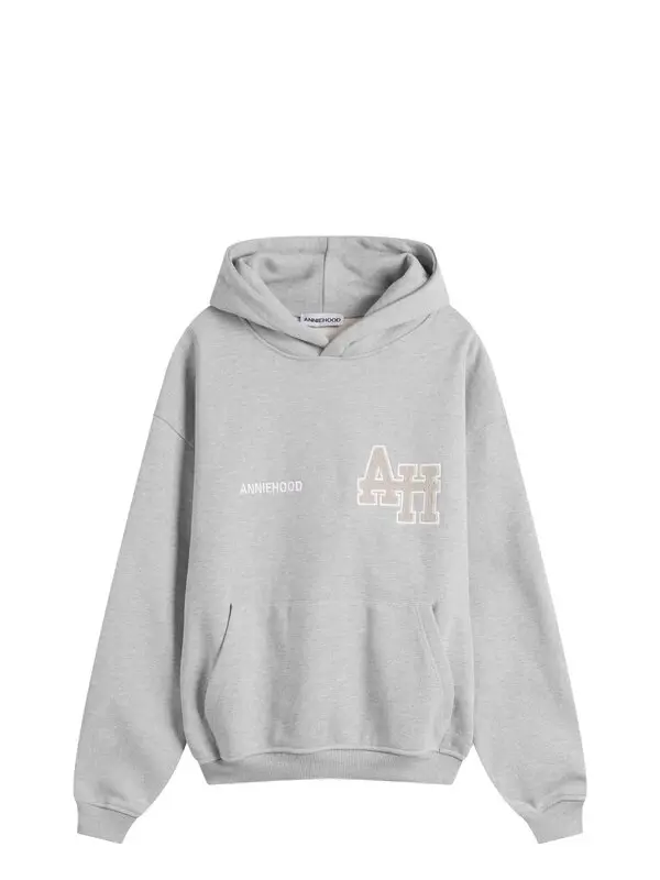 ANNIE HOOD College Hoodie - Grey/grey