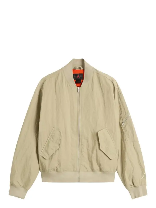 JORDAN Flight Renegade Jacket - Medium Khaki/team Orange