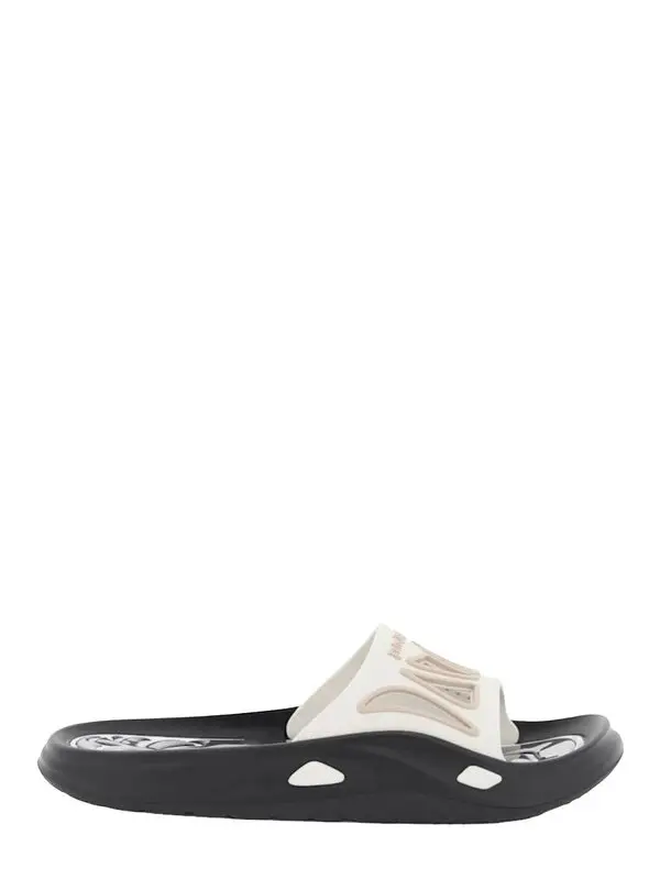 Palm Angels Cutouts Slides - Black/white