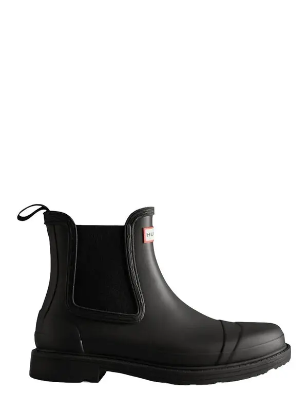 Hunter Commando Chelsea Boots - Black