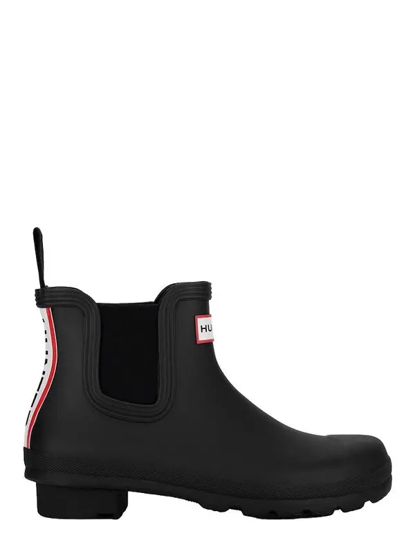 Hunter Chelsea Tricolor Rain Boots - Black