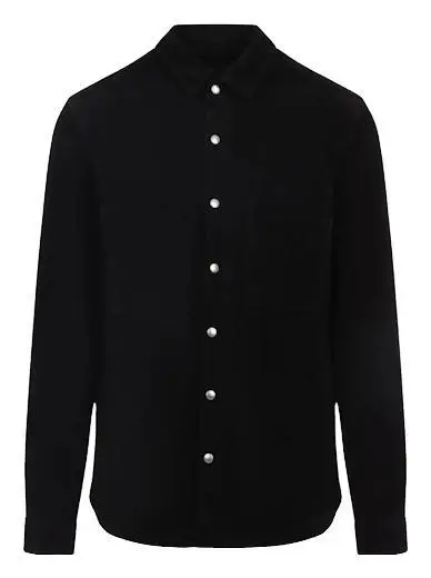 Rick Owens Suede Outershirt - Black