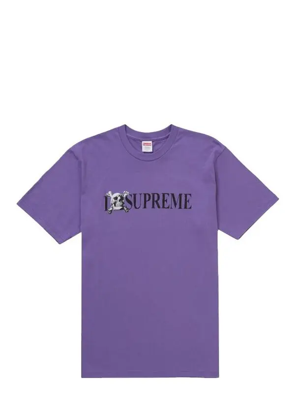 Supreme Skull Tee Shirt - Purple