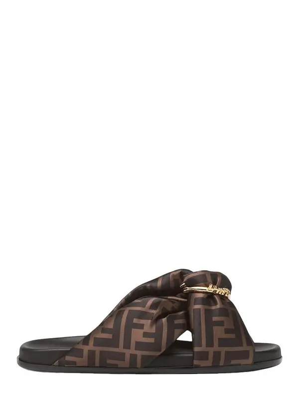 Fendi Feel Sandal - Brown