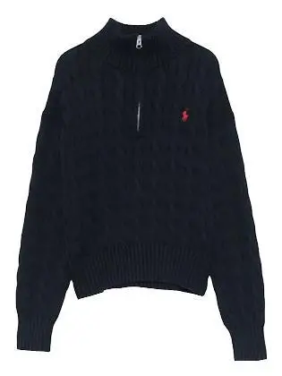 Polo Ralph Lauren Half-zip Long Sleeve Pullover - Hunter Navy Blue