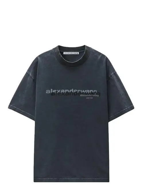 Alexander Wang Short Sleeve T-shirt - Washed Black