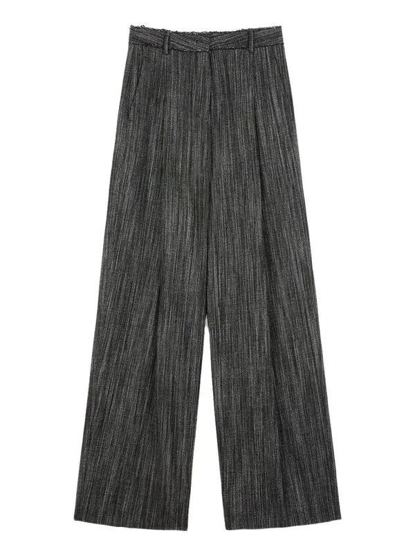 Ports 1961 Pleated Trousers - Grey
