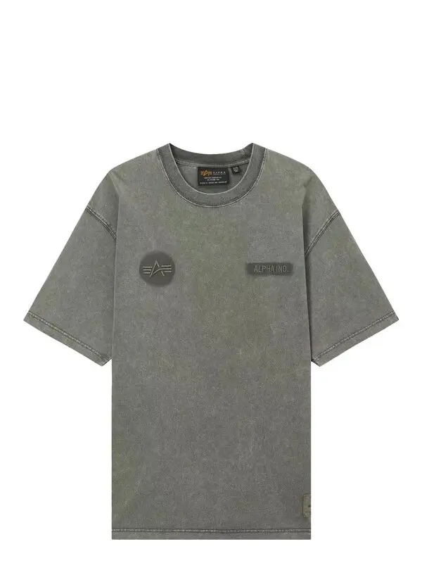 Alpha Industries Logo-patch Cotton T-shirt - Green