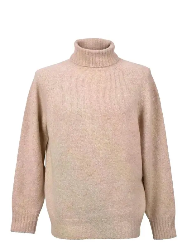 Brunello Cucinelli Turtleneck Ribbed-cuff Sweater - Neutrals